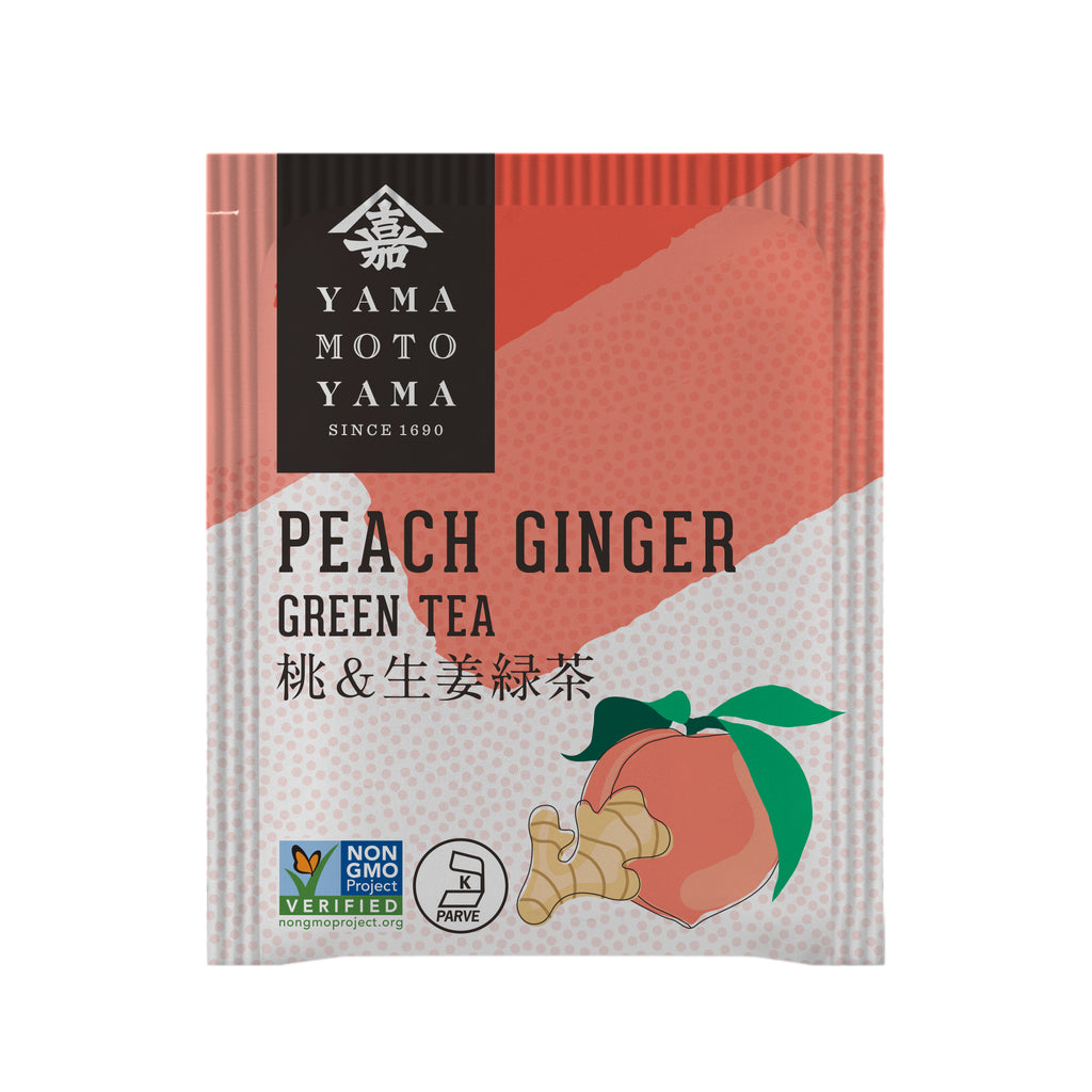 Green Tea with Peach Ginger Tea Bag | Yamamotoyama– Yamamotoyama U.S.A.
